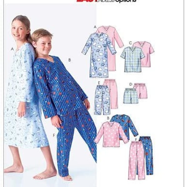 Girls Pajama Pattern - Etsy