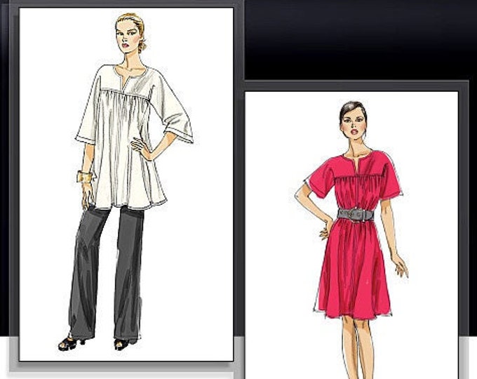 Vogue Sewing Pattern for Womens Tops, Dress, and Pants, Womens Tunic ...