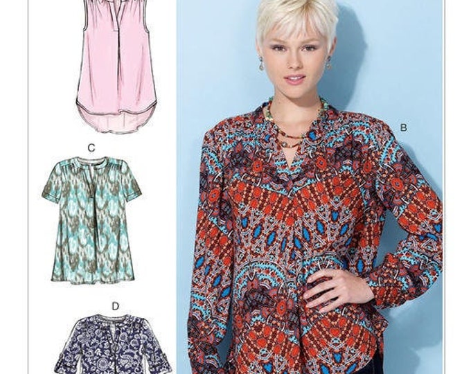 Sewing Pattern for Womens Tops and Tunics, Long Sleeve Tops, Tank Top ...
