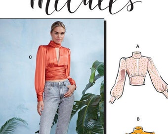 Sewing Pattern for Women's Tops, Button Down Tops, Classic Tops, Tank ...