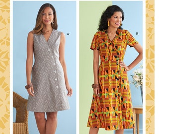 Easy Sewing Pattern for Womens Dress, Pullover Dress Pattern, Summer ...