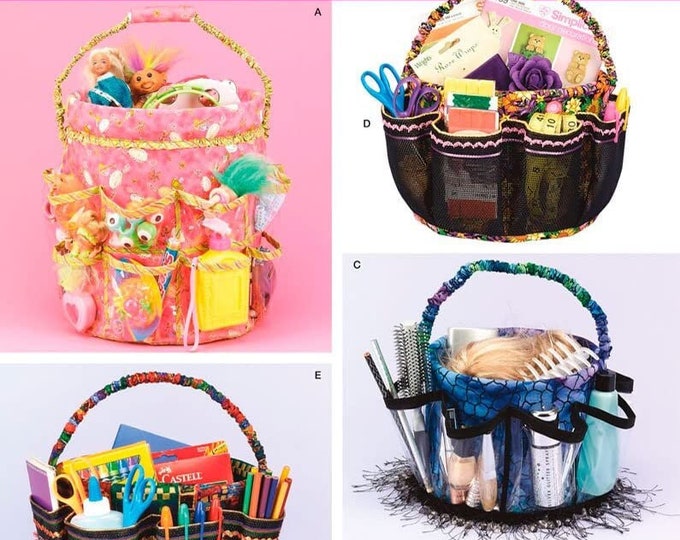 Sewing Pattern for Bucket Covers, Five Gallon Bucket Organizers, Fabric ...