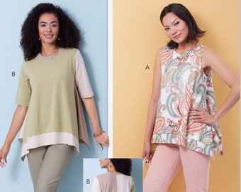 Easy Sewing Pattern for Women's Knit Tops and Knit Leggings, Long ...