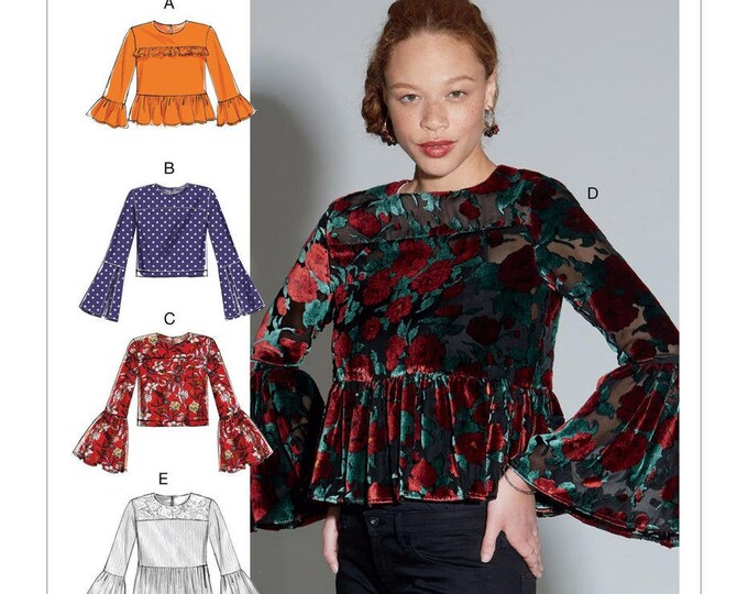 Easy Sewing Pattern for Womens Tops, Pullover Tops, Womens Tunic, Long ...