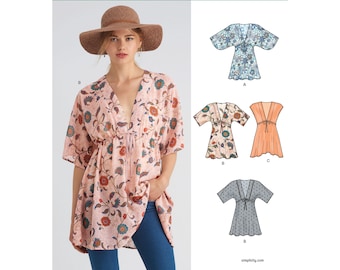 Sewing Pattern for Women's Tops and Pants, Tank Top, Long Sleeve Tops ...