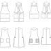 Sewing Pattern for Women's Aprons, Pullover Apron, Gardening Apron ...