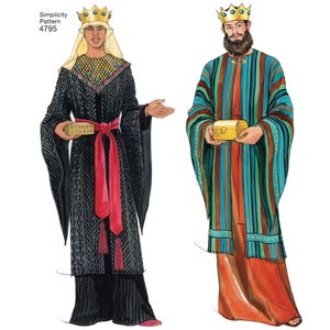 Sewing Pattern for Adult Costumes, Biblical Costume, Nativity Costume ...