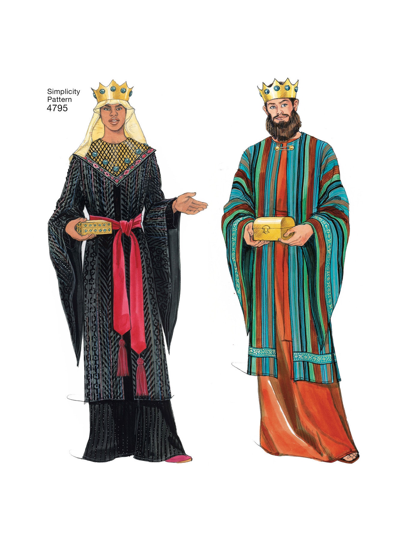 Sewing Pattern for Adult Costumes, Biblical Costume, Nativity Costume ...