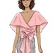 Vogue Sewing Pattern for Womens Tops, Wrap Tops, Drape Collar Tops, V ...