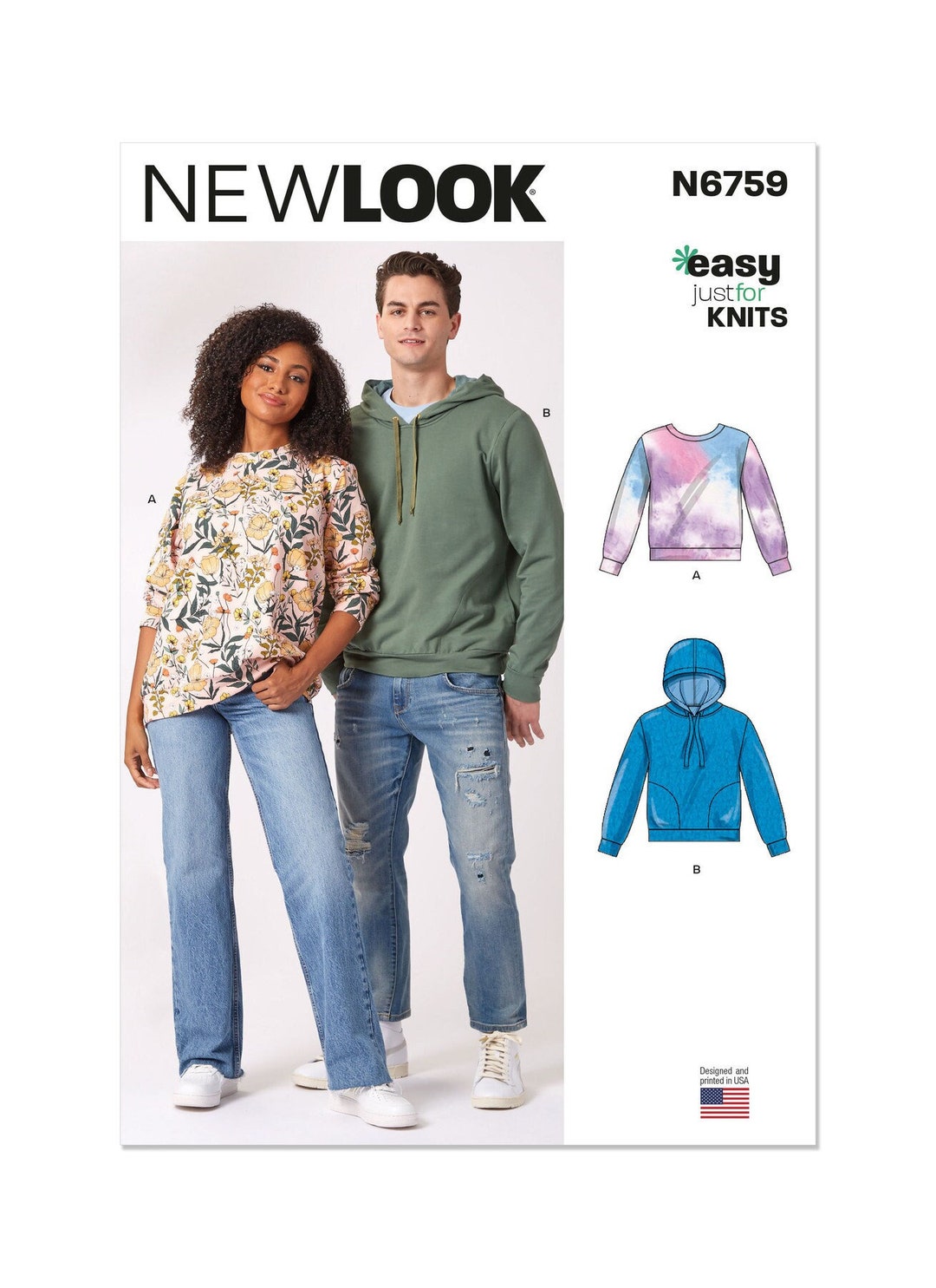 Sewing Pattern for Womens and Mens Jacket, Mens Sweatshirt, Hoodie ...