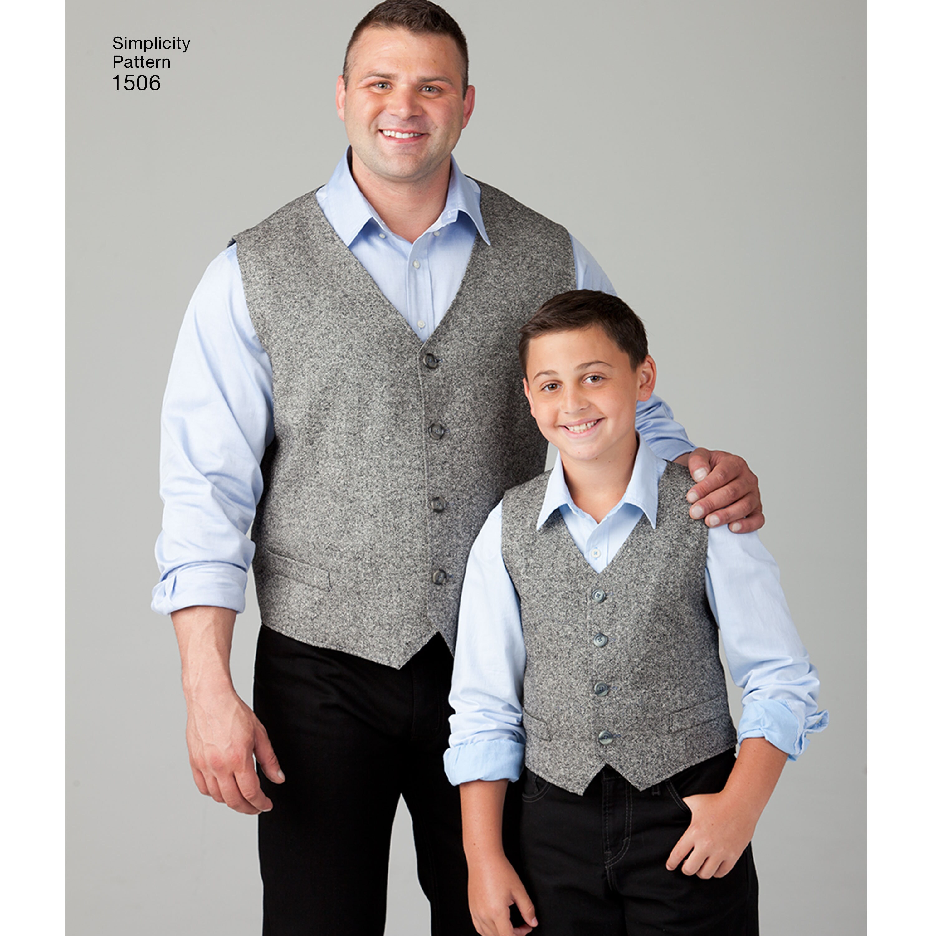 Sewing Pattern for Mens and Boys Vests and Ties, Mens Vest, Necktie ...