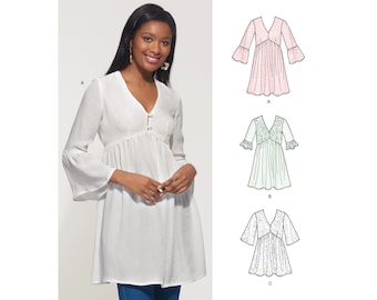 Sewing Pattern for Women's Tops and Pants, Tank Top, Long Sleeve Tops ...