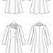 Sewing Pattern for Womens Fit and Flare Jacket, Lined Coat Pattern ...