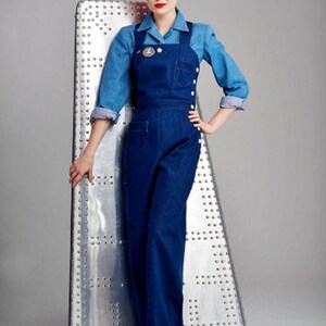 Sewing Pattern for Womens Overalls, Pants, and Tops, Apron Back ...