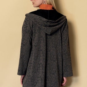 Easy Sewing Pattern for Women's Jacket, Long Coat Pattern, Shawl Collar ...