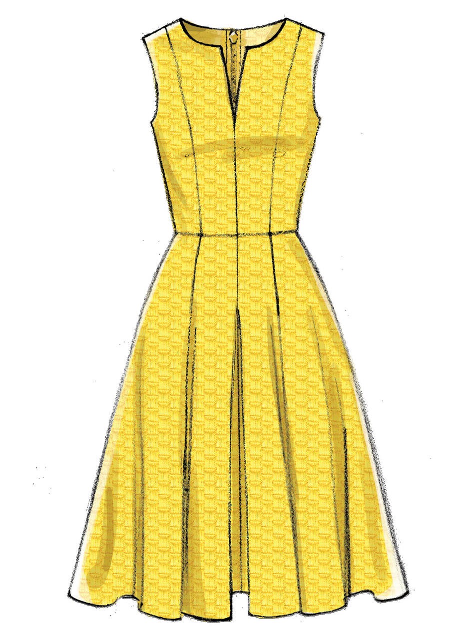 Easy Vogue Sewing Pattern for Womens Dress, Summer Dress, Princess Seam ...