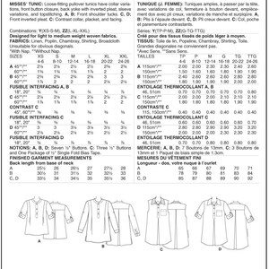 Easy Sewing Pattern for Women's Tunic, Tank Top, Pullover Tops, Button ...