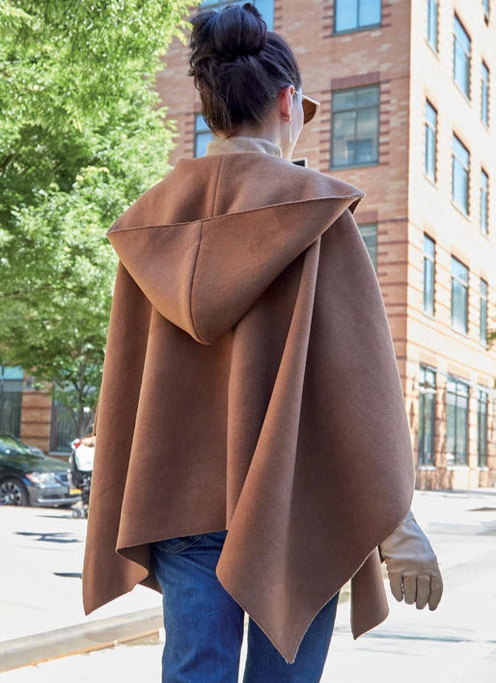 Sewing Pattern for Womens Jacket Wrap Coat Pattern Cape | Etsy