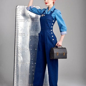 Sewing Pattern for Womens Overalls, Pants, and Tops, Apron Back ...