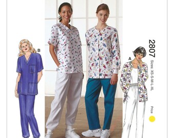 Scrub Top Pattern | Etsy