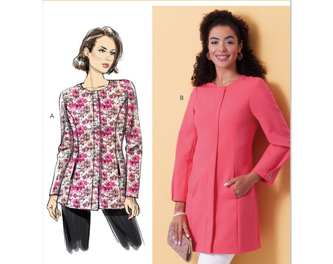 Easy Vogue Sewing Pattern for Womens Duster Jacket, Womens Cardigan ...