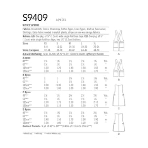 Sewing Pattern for Women's Aprons, Pullover Apron, Gardening Apron ...