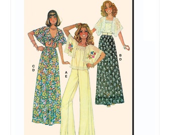 Easy Sewing Pattern for Women's Vest, Top, Dress, and Pants, Knit Dress ...