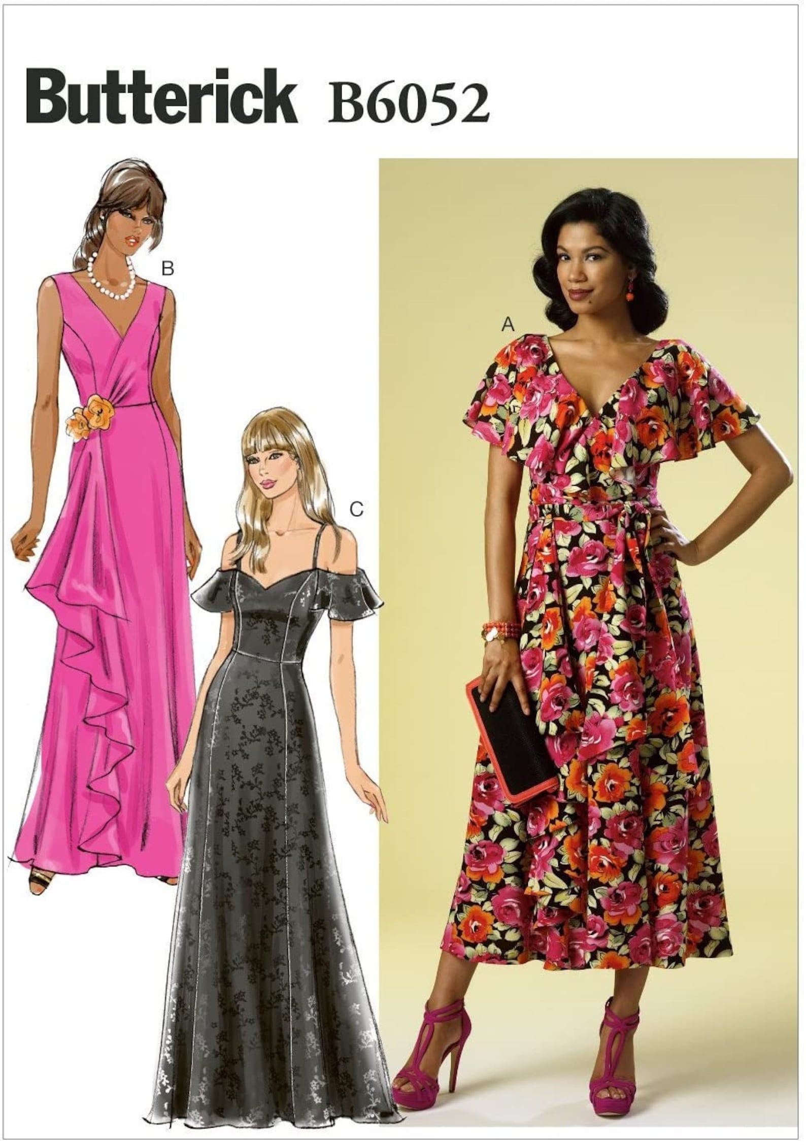 Sewing Pattern for Women's Dress Evening Gown Formal - Etsy