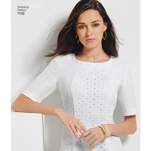 Sewing Pattern for Women's Dress, Color Block Dress, Sleeveless Dress ...