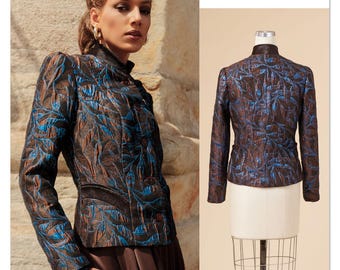 Vogue Sewing Pattern for Womens Jacket, Bomber Jacket, Button Front ...
