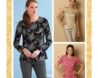 Sewing Pattern for Women's Tops, Wrap Tops, V Neck Tops, Tank Tops ...