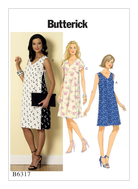 Easy Sewing Pattern for Womens Dress Pullover Dress Pattern - Etsy