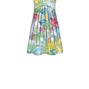 Sewing Pattern for Womens Dress, Maxi Dress, Empire Waist Dress, Summer ...