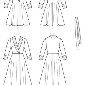 Sewing Pattern for Women's Pajama Bottoms and Robe, Womens Sleepwear ...