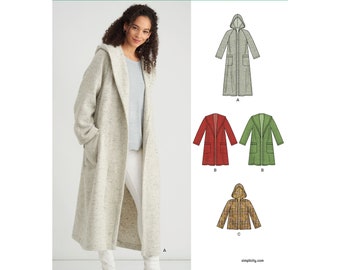 Sewing Pattern for Women's Jacket, Cape Jacket, Winter Coat, Capelet ...