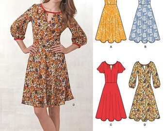 Sewing Pattern for Women's Dress, Sleeveless Dress, Classic Dress ...