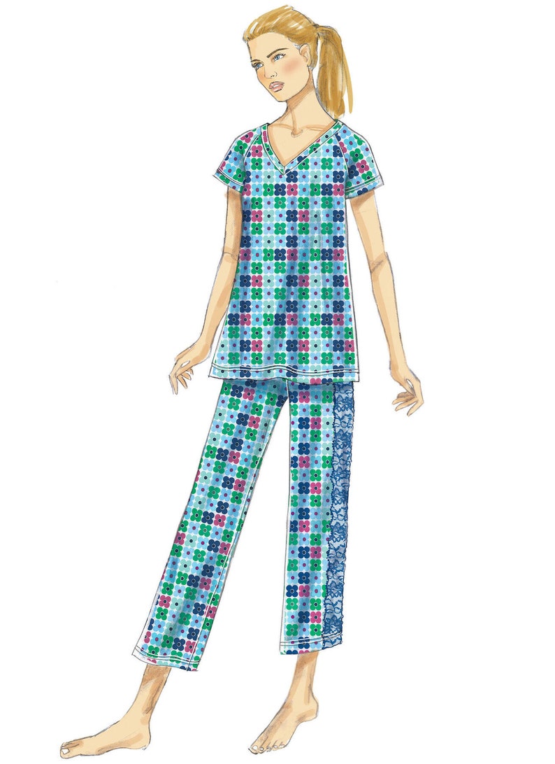 Sewing Pattern for Womens Pajamas Nightgown Pattern Womens - Etsy