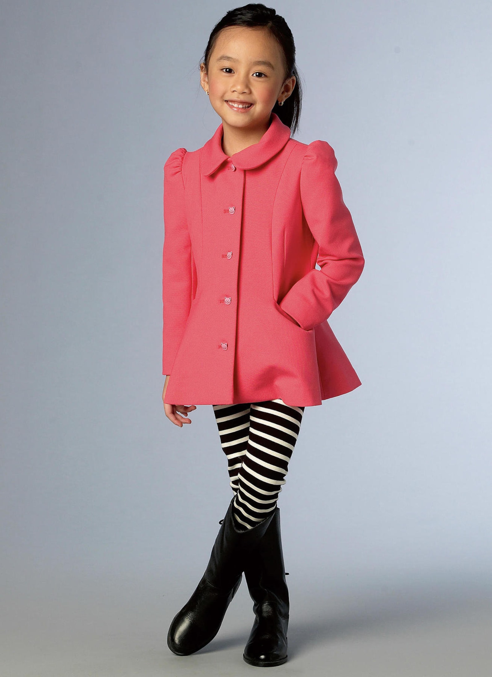 Vogue Sewing Pattern for Girls Jackets Girls Winter Coat | Etsy