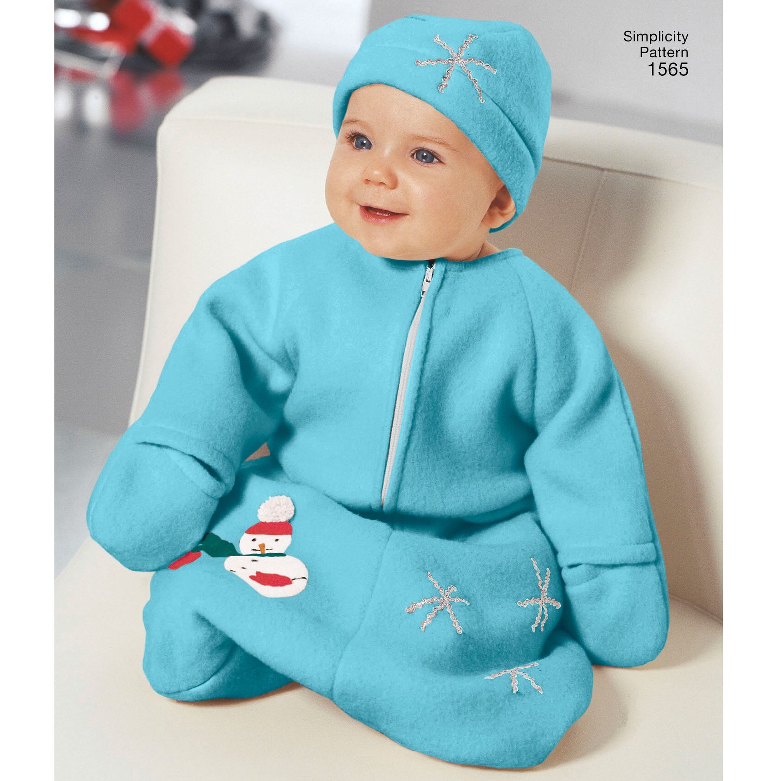 Sewing Pattern for Baby Girl or Boys Romper, Bunting, and Hat, Baby ...