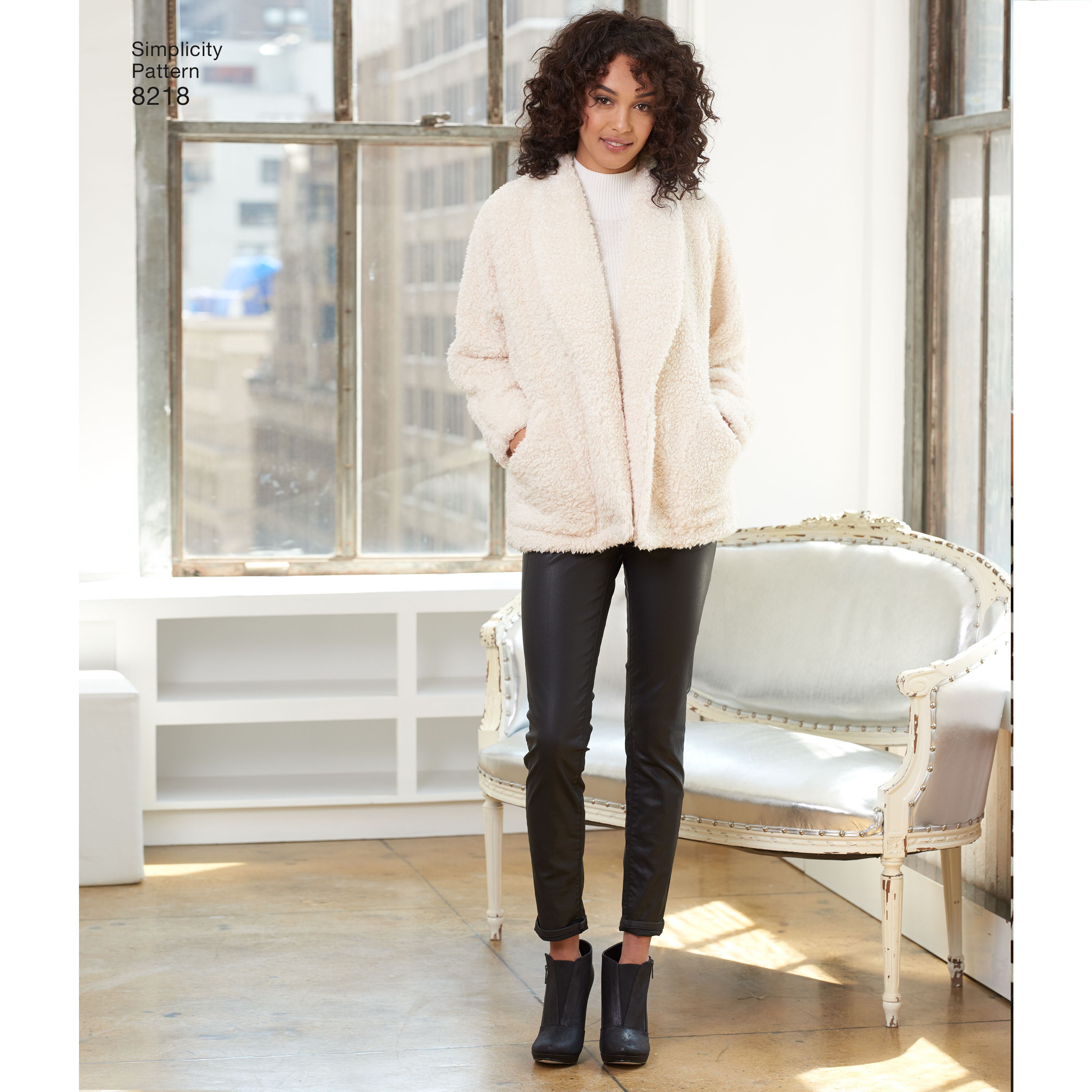 Sewing Pattern for Women's Jacket and Vest Pattern, Open Front Jacket ...