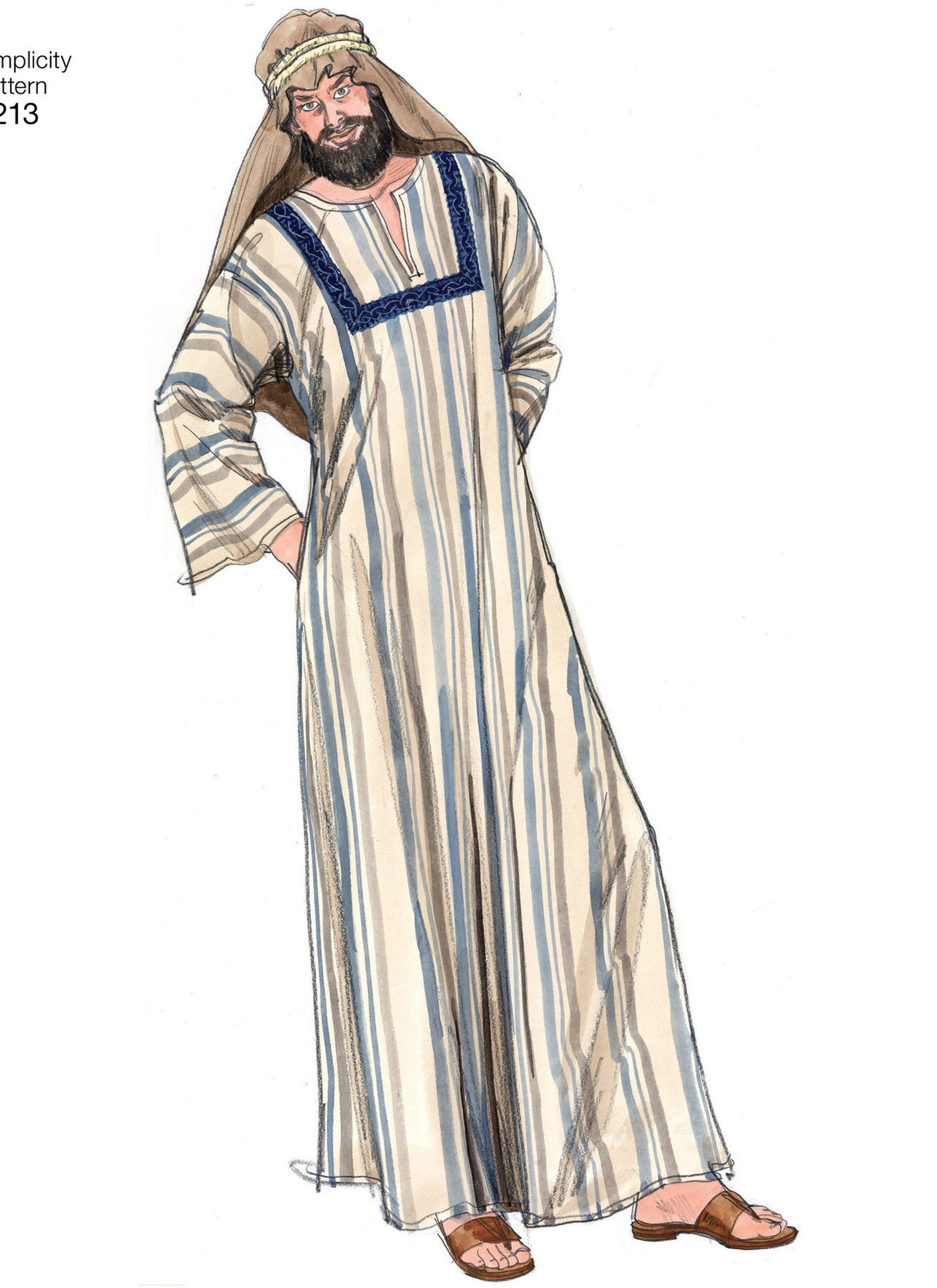 Sewing Pattern for Adult Costumes, Biblical Costume, Toga, Halloween ...