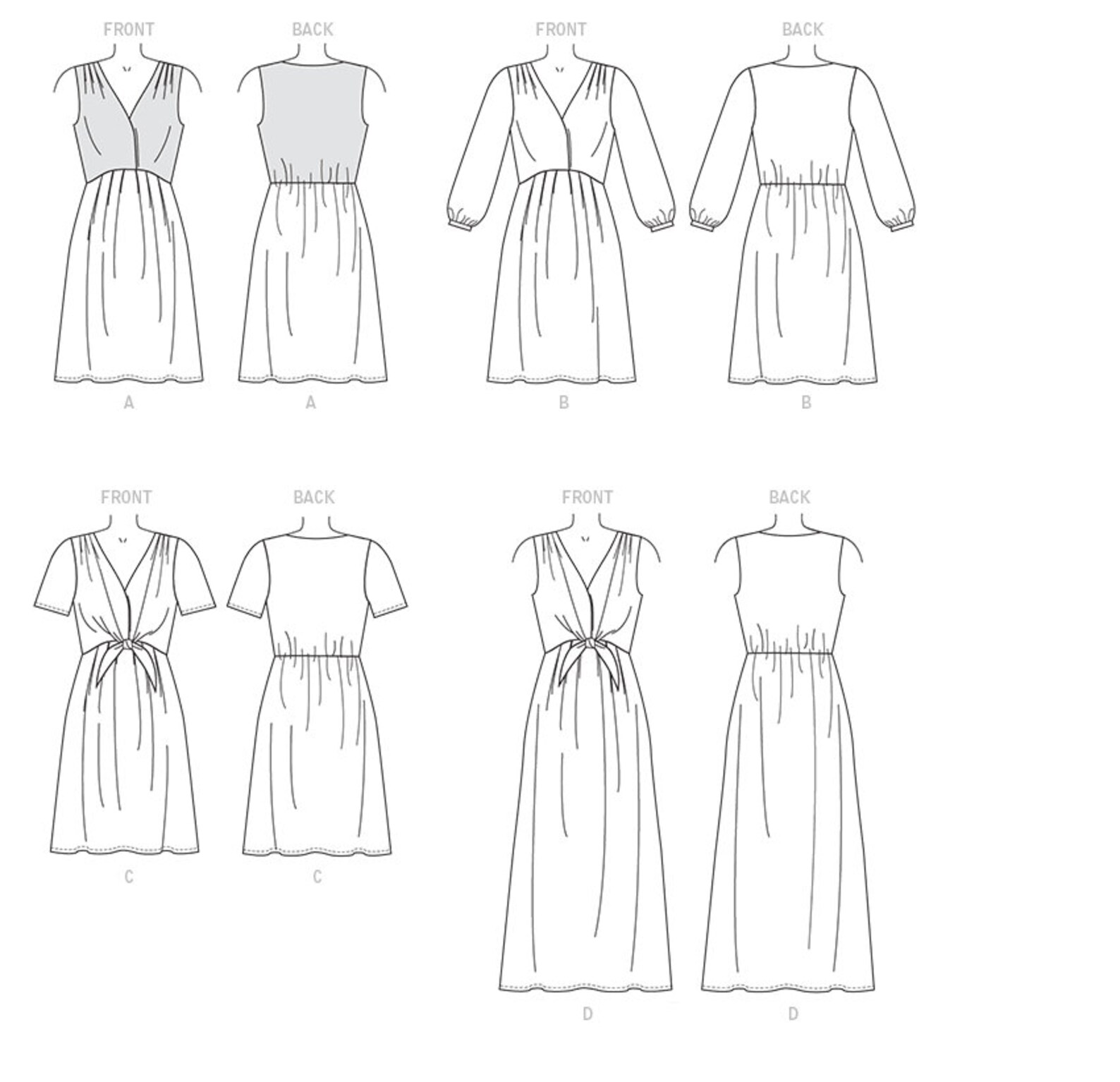 Sewing Pattern for Womens Dress, Summer Dress, Maxi Dress Pattern ...