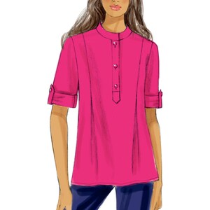 Easy Sewing Pattern for Women's Tunic, Tank Top, Pullover Tops, Button ...