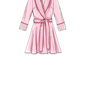 Sewing Pattern for Women's Pajama Bottoms and Robe, Womens Sleepwear ...