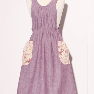 Sewing Pattern for Women's Aprons, Pullover Apron, Gardening Apron ...