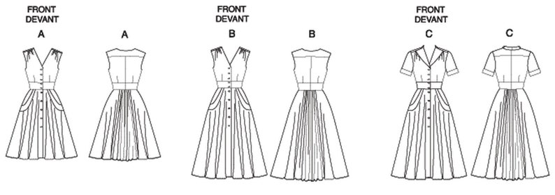 Vogue Sewing Pattern for Womens Dress Shirt Dress Pattern - Etsy