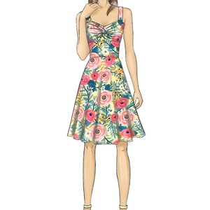 Easy Sewing Pattern for Women's Knit Dress, Summer Dress, Maxi Dress ...