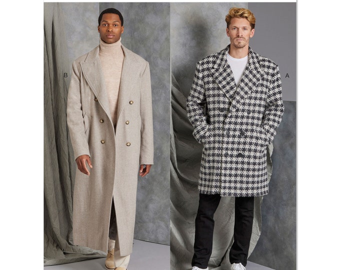 Sewing Pattern for Men's Jacket, Mens Blazer Jacket Pattern, Lined ...