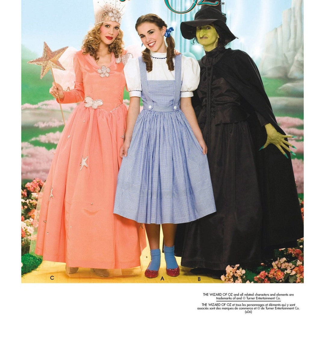 Sewing Pattern for Womens Costume, Costume Dress, Dorothy Costume ...
