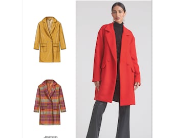 Vogue Sewing Pattern for Womens Jacket, Blazer Jacket, Double Breasted ...